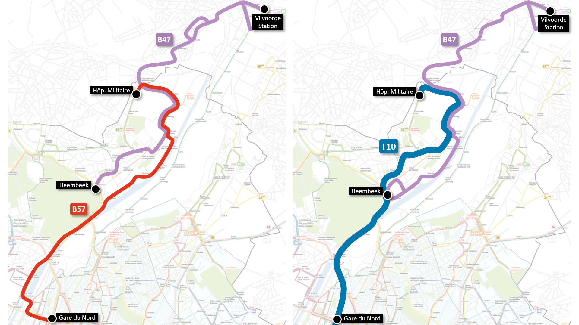 Ce qui change sur les lignes de tram et de bus de la STIB en 2024 ...